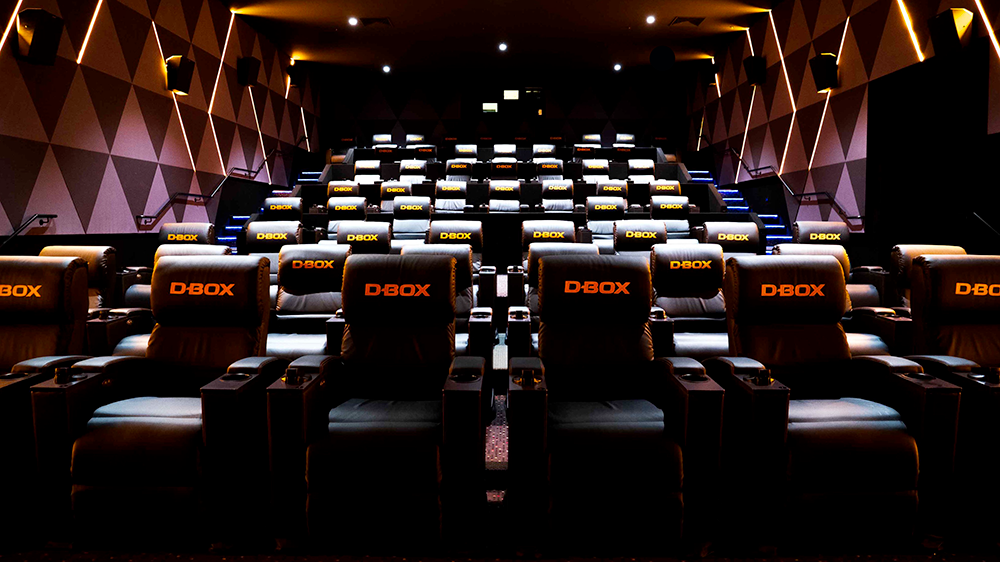 Salle de cinéma D-BOX | Une expérience immersive