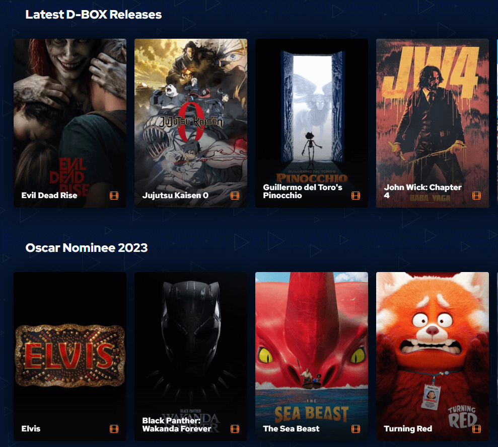 D-BOX Content | Enhance Your Entertainment