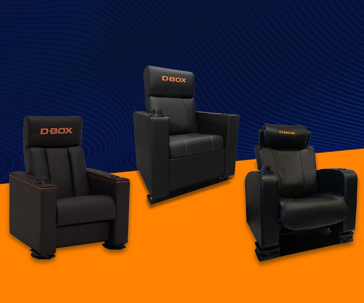 D-BOX Luxury Compact Seat | Comfort that fits
