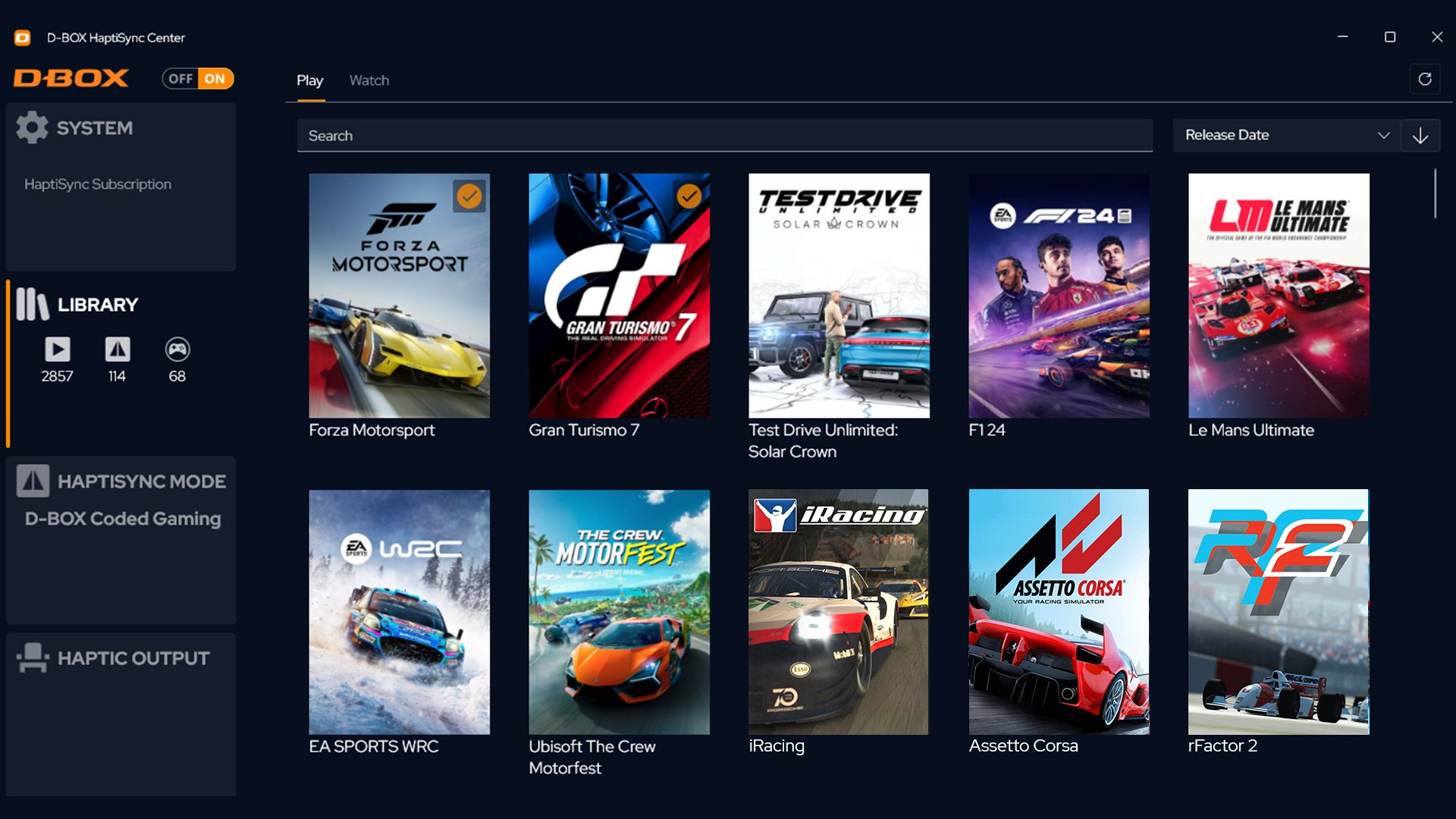 D-BOX HaptiSync Center | The Software Behind the Experience