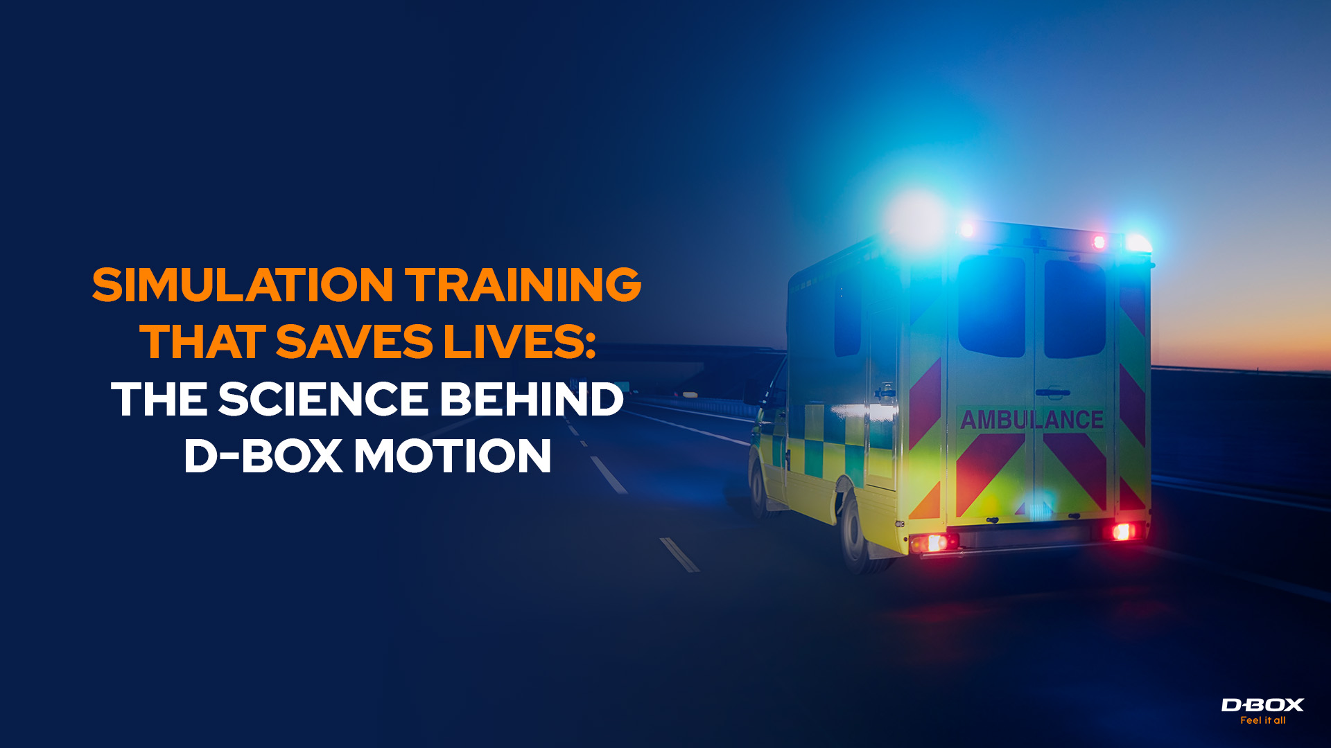 D-BOX Blog | Simulation that saves lives: the science behind D-BOX